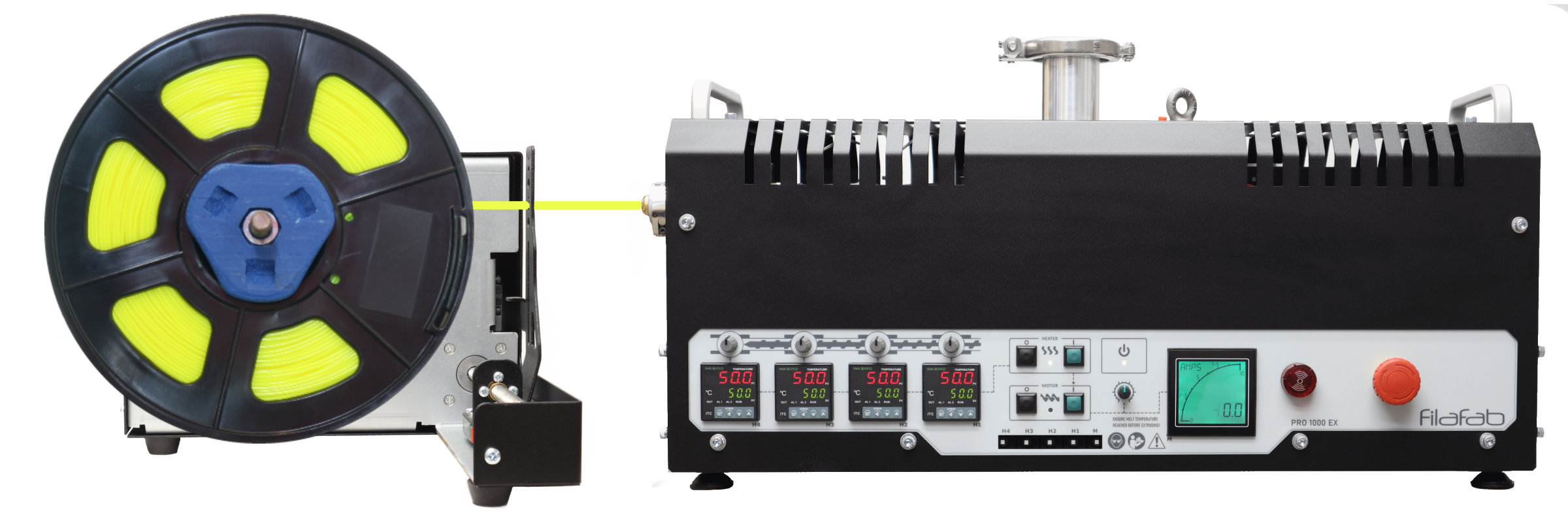 Filament Extruder for 3D Printing Recycling and Science